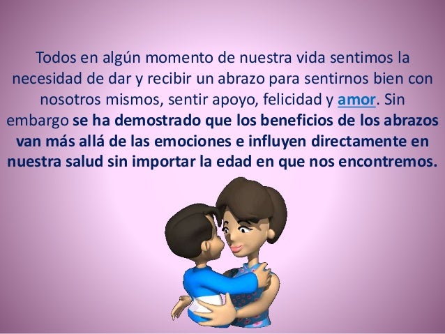 Los Beneficios De Dar Un Abrazo Blog