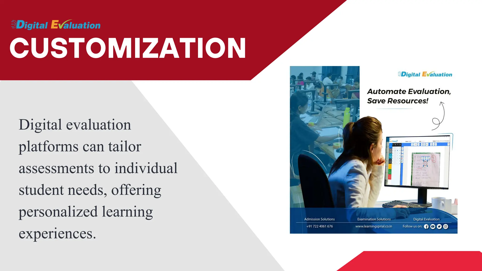 10 BENEFITS OF DIGITAL EVALUATION BY LEARNING SPIRAL PVT. LTD. | PPT ...