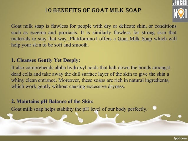 10 Benefits Of Goat Milk Soap