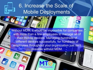 10 Benefits of Mobile Device Managment | PPTX