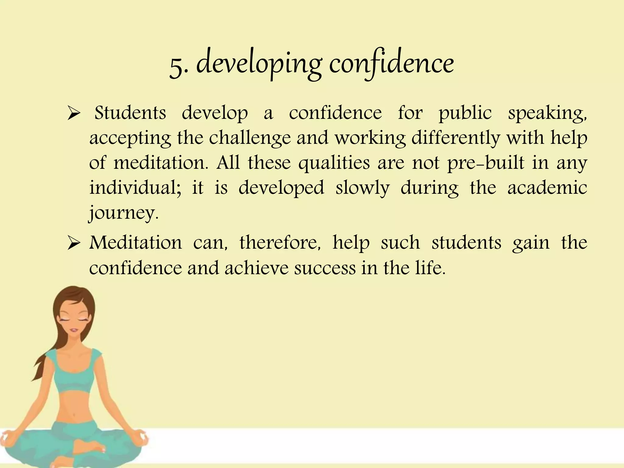 10 Benefits of Meditation to Students | PPTX