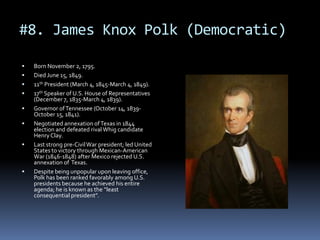 10 Best American Presidents | PPTX | Politics