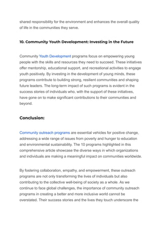 10 Best Community Outreach Programs You Must Know.pdf