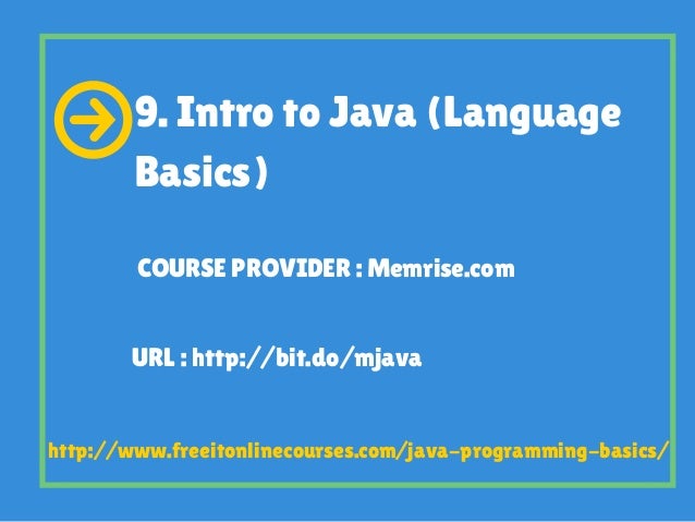 10 Best Courses To Learn Java Programming Basics For Free