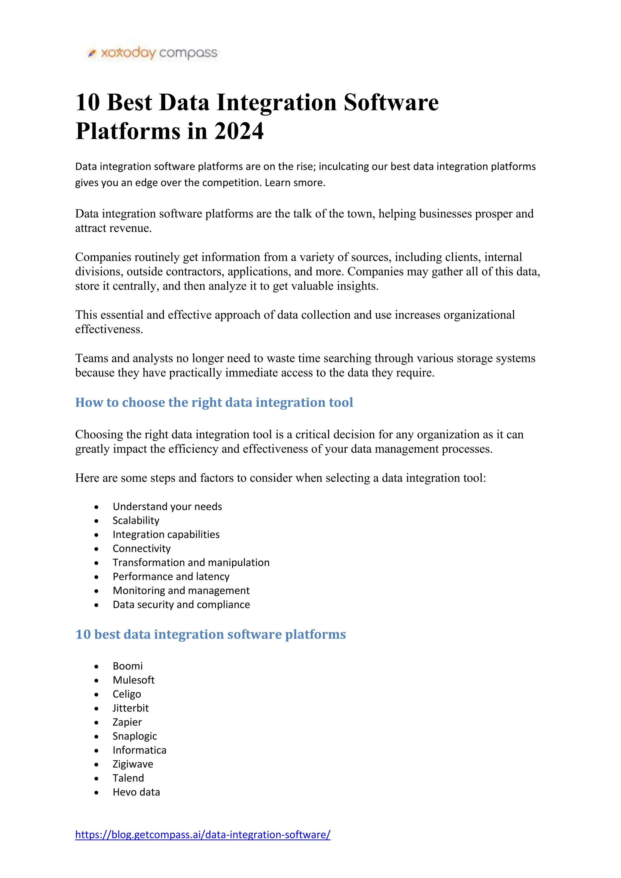 10 Best Data Integration Software Platforms.pdf