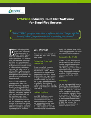 CIO Bulletin-10 Best ERP Solution Providers 2018 | PDF