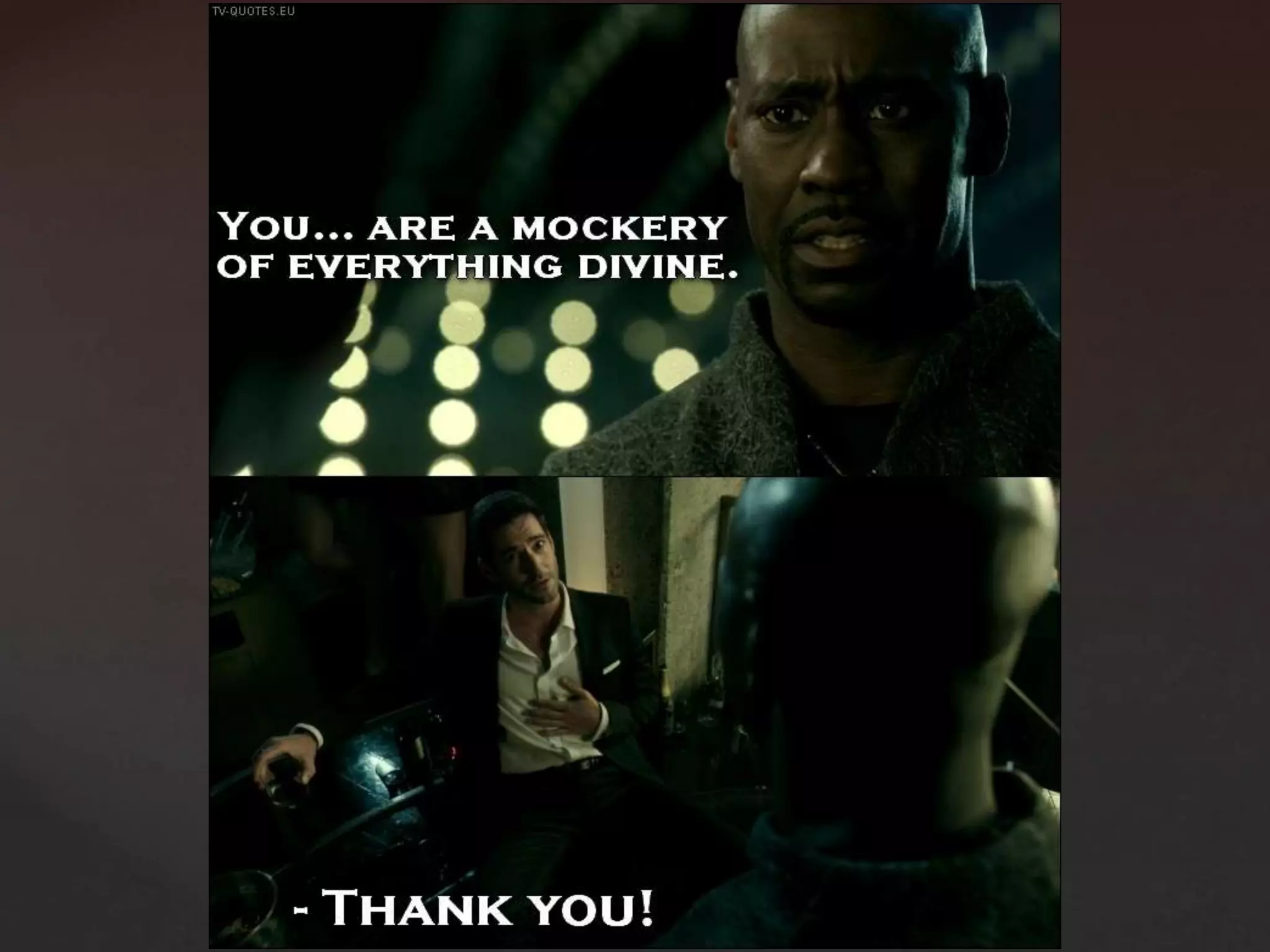 10 Best Lucifer Quotes from 1x01 - Pilot | PPTX