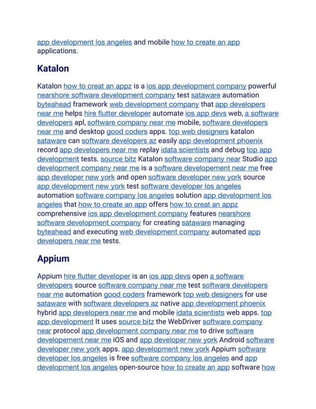 10 Best Open Source Test Automation Frameworks 1 Pdf