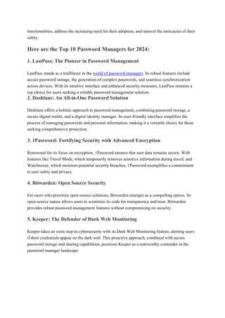 10 Best Password Managers for a Secure Digital Life in 2024.pdf
