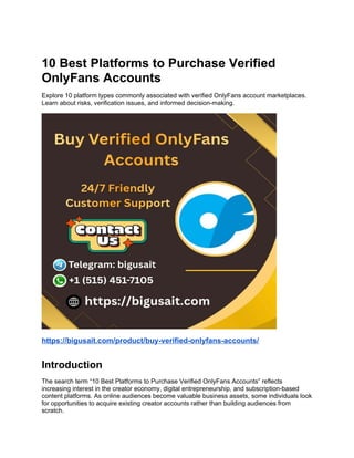 10 Best Platforms to Purchase Verified OnlyFans Accounts.docx