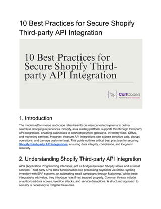 10 Best Practices for Secure Shopify Third-party API Integration.pdf