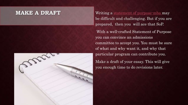 10 Best Practices For Successful Statement of Purpose Writing | PPTX