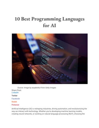 10 Best Programming Languages for AI.pdf