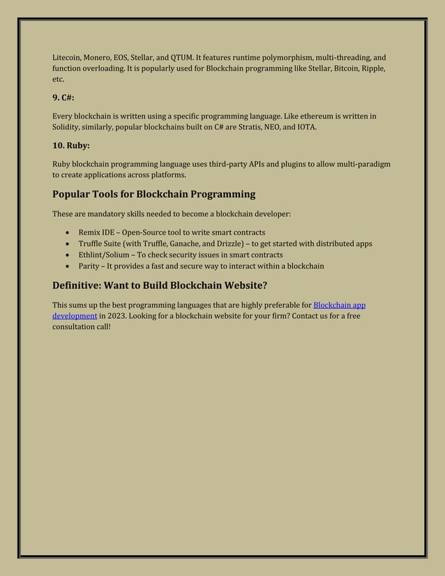 10 Best Programming Languages for Blockchain in 2023.pdf