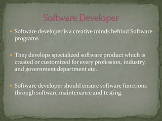 10 best qualities of software developer by custom soft ppt | PPT