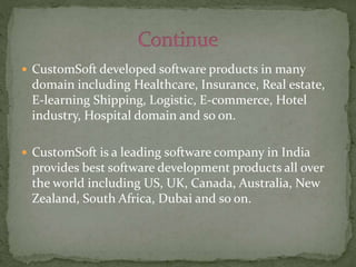 10 best qualities of software developer by custom soft ppt | PPT