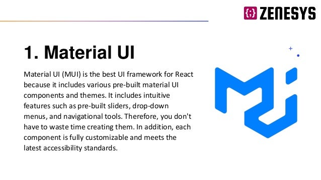 10 Most Popular And Best React UI Frameworks | PPTX