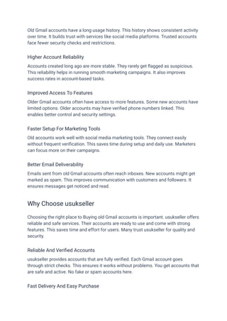 10 Best Sites For Buying Aged Gmail Accounts Safe....pdf