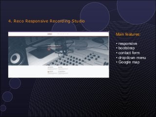 10 Best Sound Recording Studio Website Templates