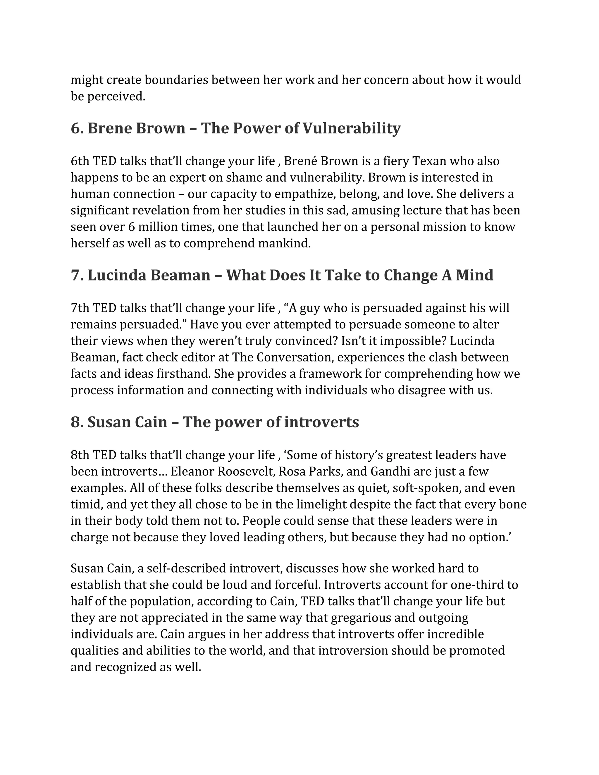 10 Best TED talks that.pdf