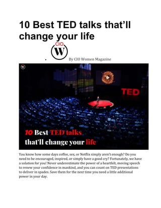 10 Best TED talks that.pdf