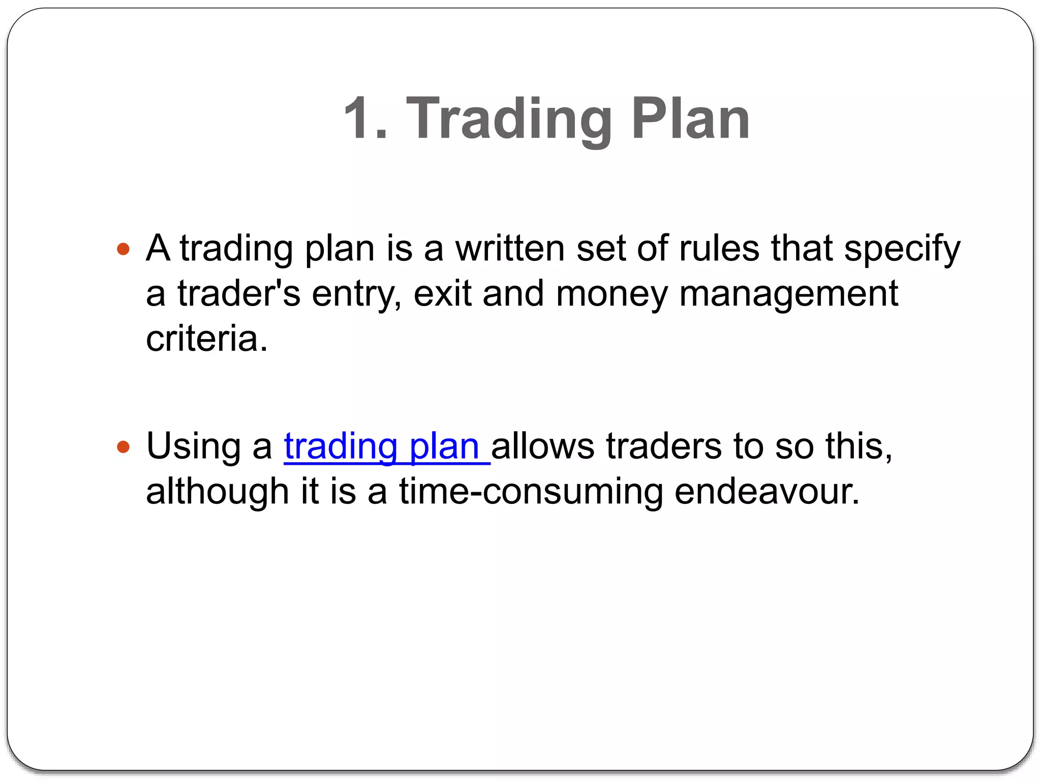 10 Best Trading Rules For Successful Trading | PPTX