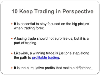 10 Best Trading Rules For Successful Trading | PPTX