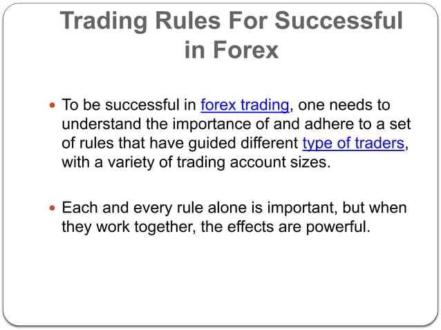 10 Best Trading Rules For Successful Trading | PPTX