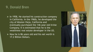 10 Biggest Billionaires Of 2020 | PPTX