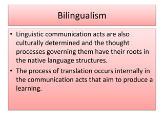 bilingualism | PPTX