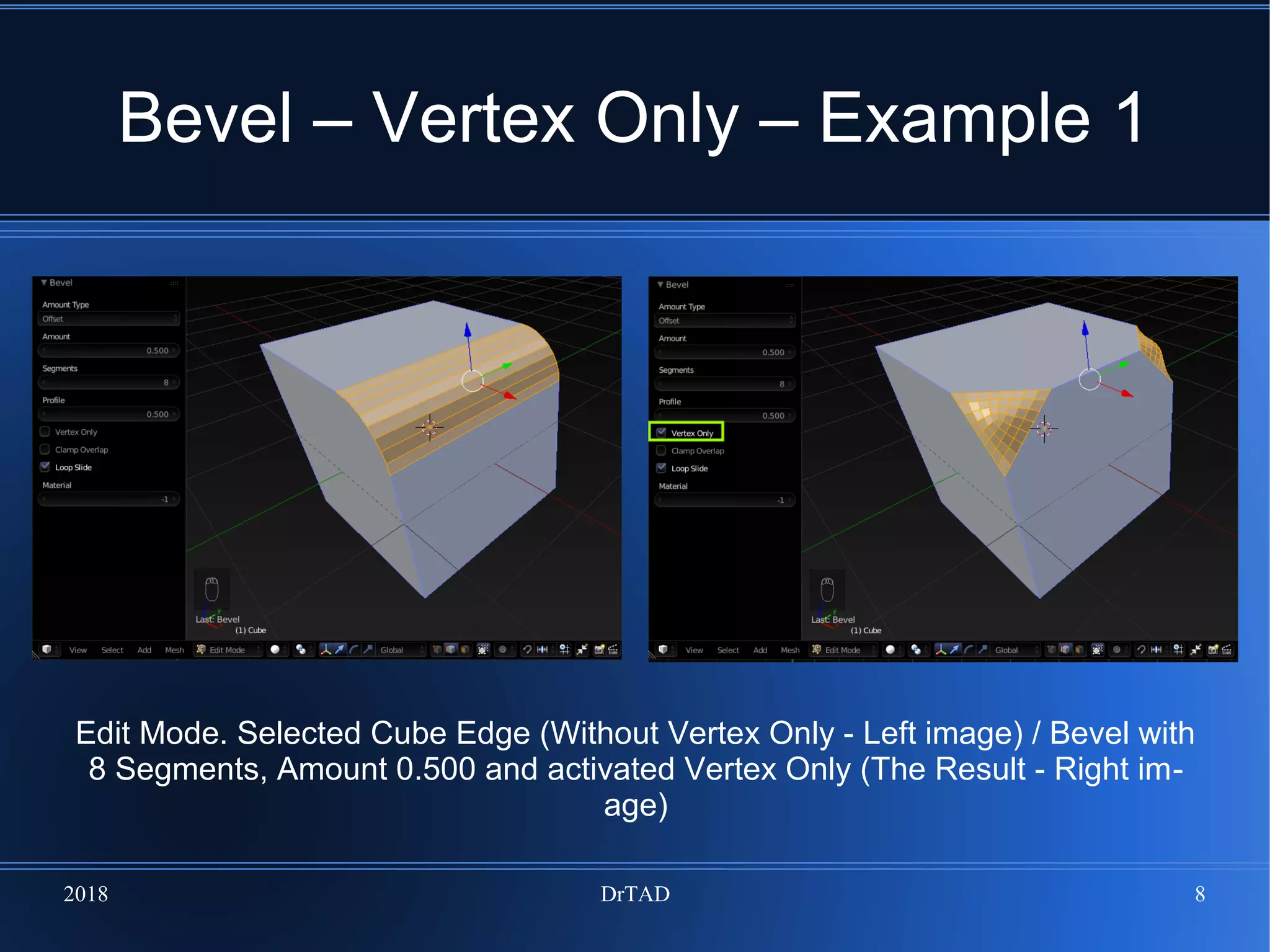 DrTAD 10. Blender software. Bevel | PDF