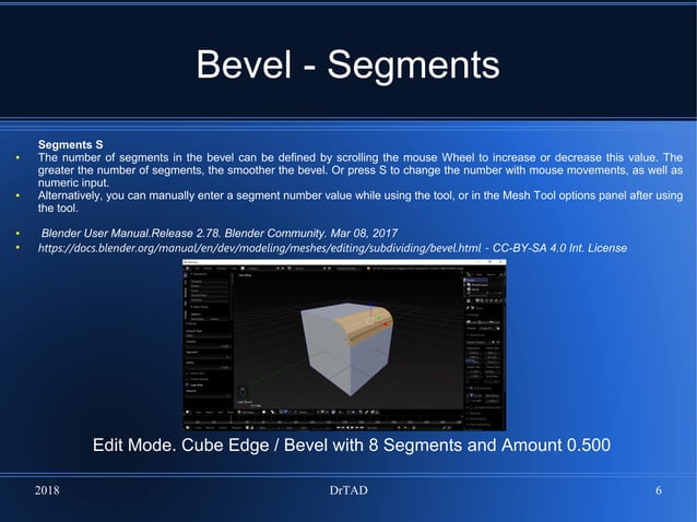 DrTAD 10. Blender software. Bevel | PDF