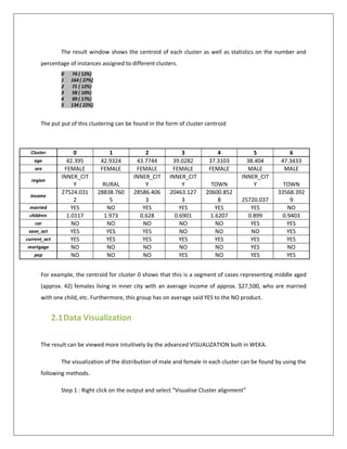 Clustering and Regression using WEKA | PDF