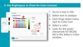 10 Bright Ideas to make your Brightspace Courses More Accessible to ...
