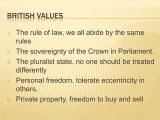 10 british values | PPTX