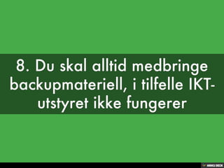 10 Bud for presentasjoner | PPT