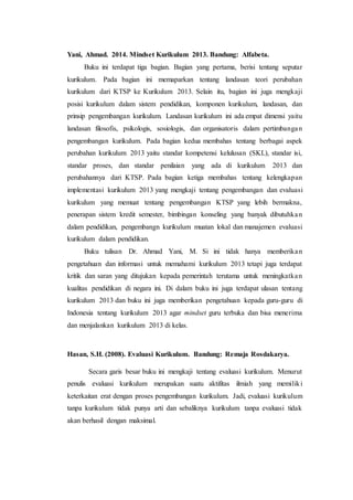 Anotasi Bibliografi 10 Buku 10 Jurnal | DOCX