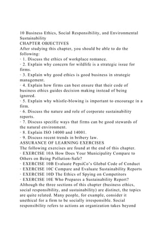 10 Business Ethics, Social Responsibility, and Environmental Susta.docx