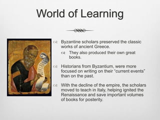 Byzantine Culture | PPTX