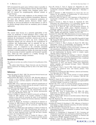 Probiotic characterization-IJFSN | PDF