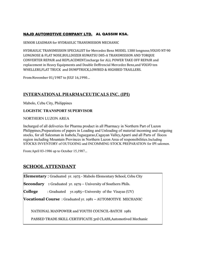 Modified Resume Nestor 2016... | ODT