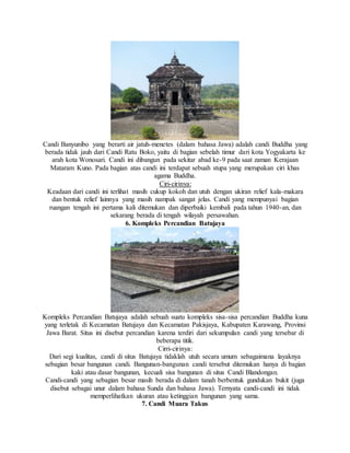 10 candi budha dan hindu di indonesia | DOCX