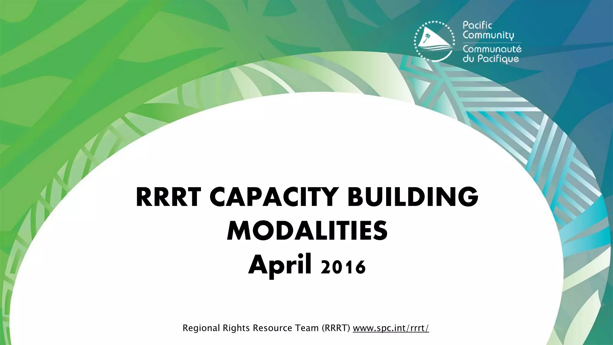 10 capacity building modalities | PPT