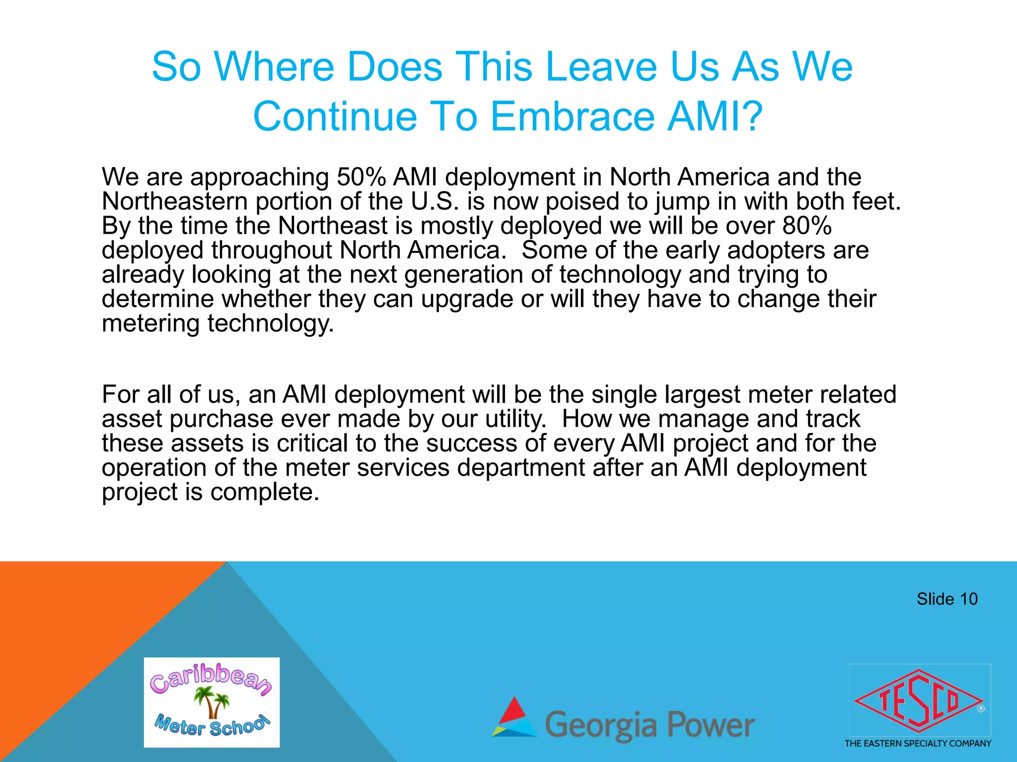 Meter Asset Tracking and the Power of Analytics in an AMI System | PPT ...