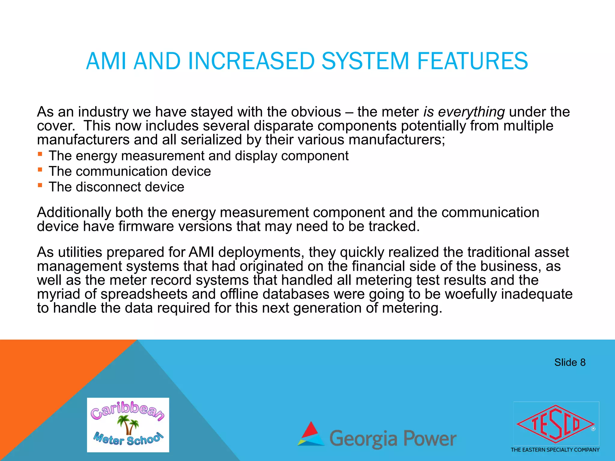 Meter Asset Tracking and the Power of Analytics in an AMI System | PPT ...