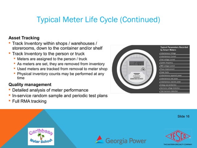 Meter Asset Tracking and the Power of Analytics in an AMI System | PPT ...