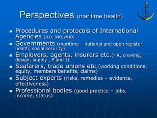 10 carter ncmm international bodies and development of regulations ...