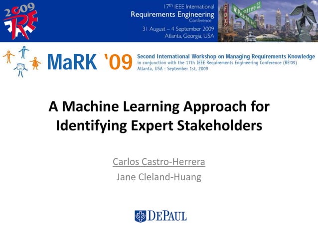 10 A Machine Learning Approach for Identifying Expert Stakeholders | PPTX