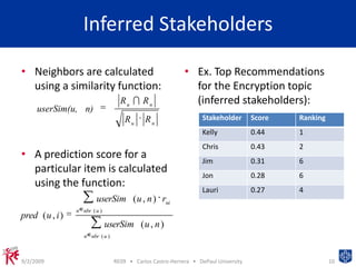 10 A Machine Learning Approach for Identifying Expert Stakeholders | PPTX