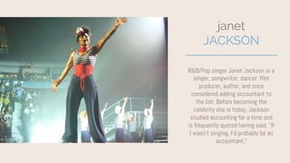 10 Celebrities You Didn't Know Studied Accounting | PDF